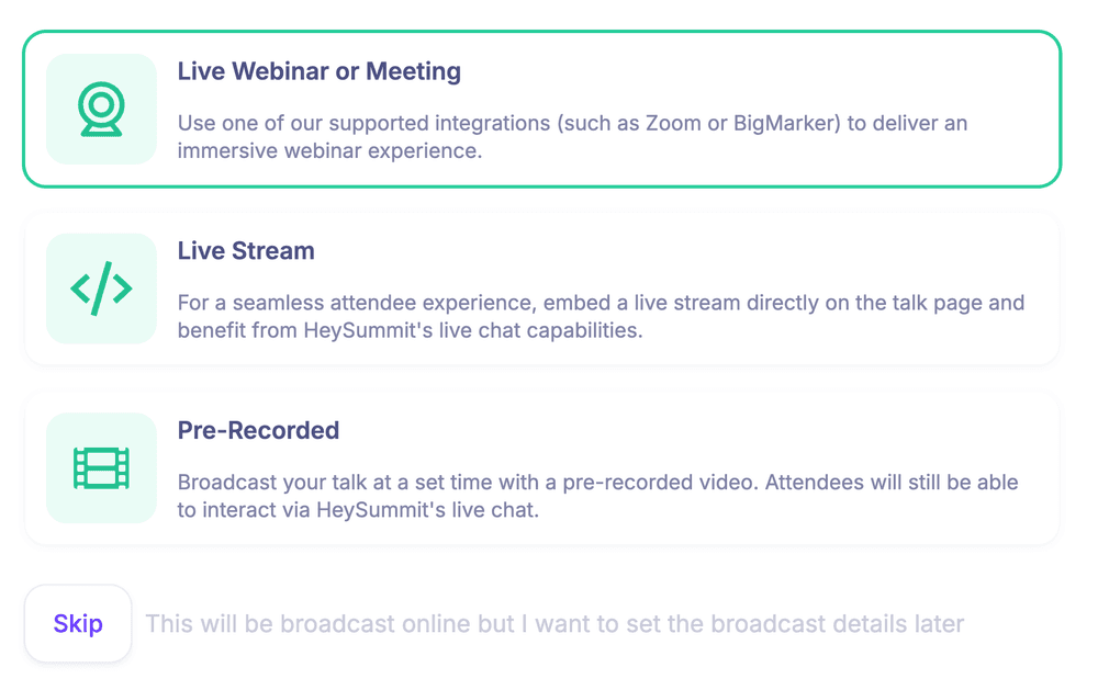 Features - Flexible Video & Streaming Integrations